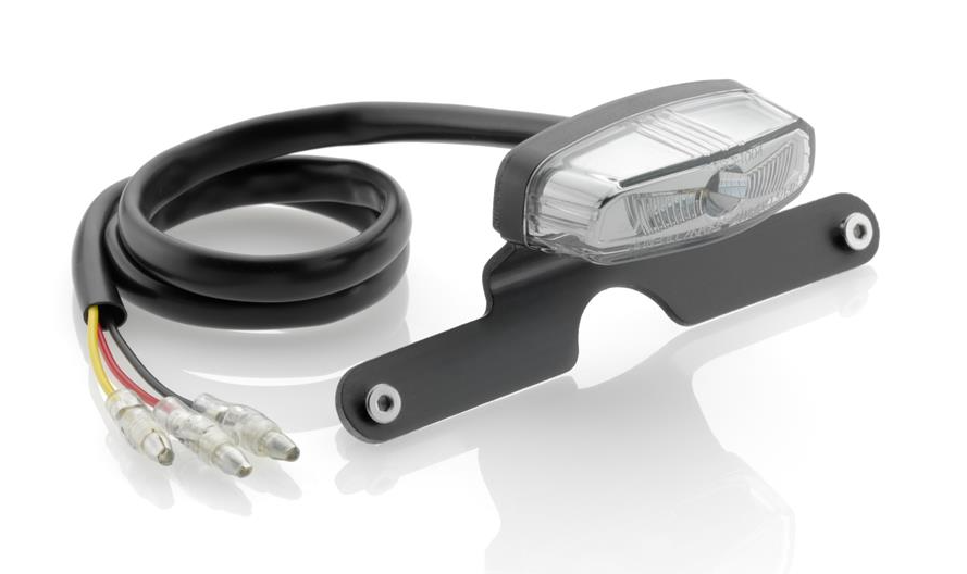 FEU ARRIÈRE INTÉGRANT ÉCLAIRAGE DE PLAQUE LED ET SUPPORT RIZOMA / EE13 – Motos CL